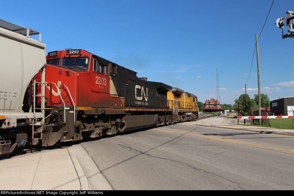 Backing into the Yard